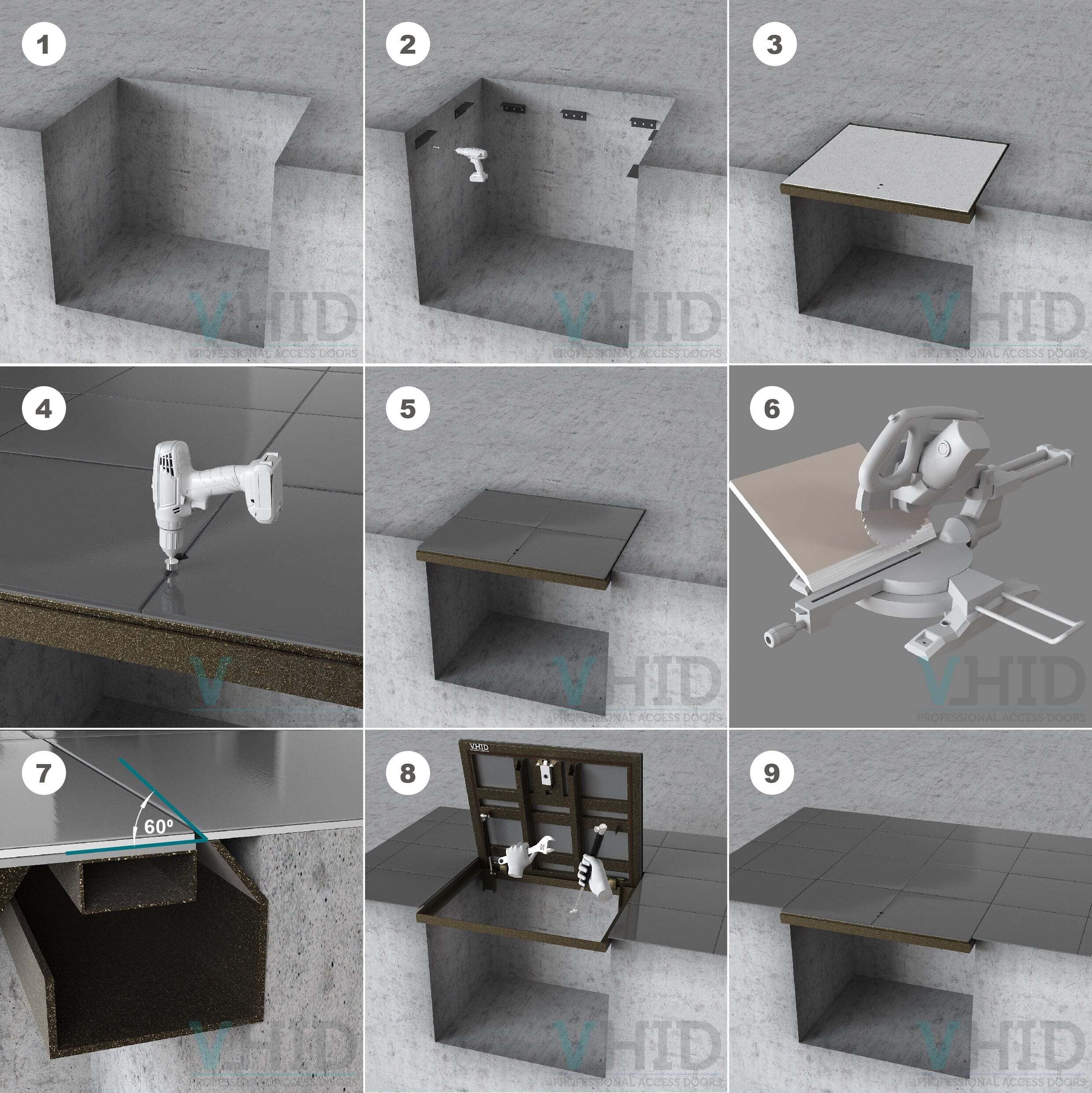 Store for access doors, panels, floor hatches in US & Canada