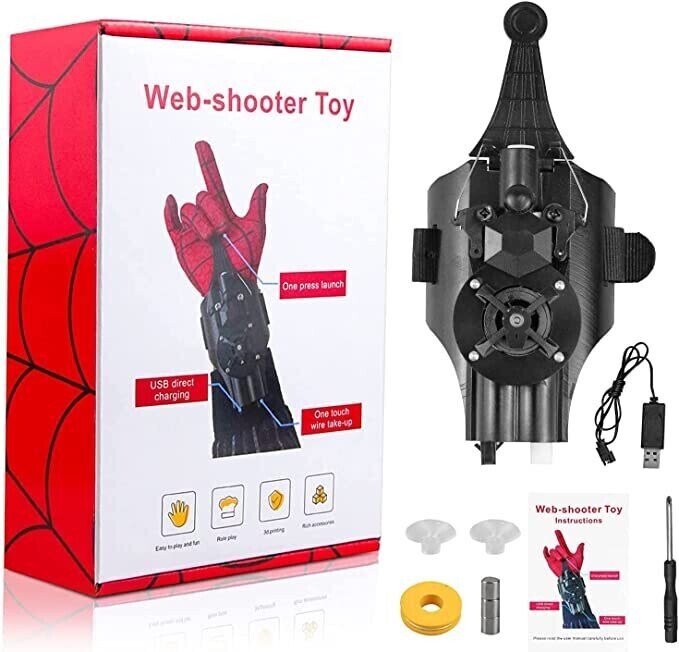 LEGACY'S WEB SHOOTER Spider Web Spiderman Spider Silk Spinning Launcher