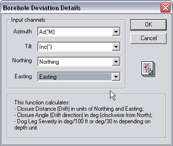 WellCAD Deviation data display Module