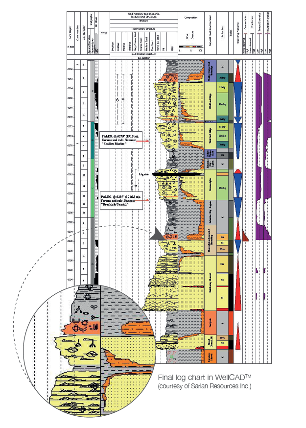 WellCAD CoreCAD Digital Core Description Module