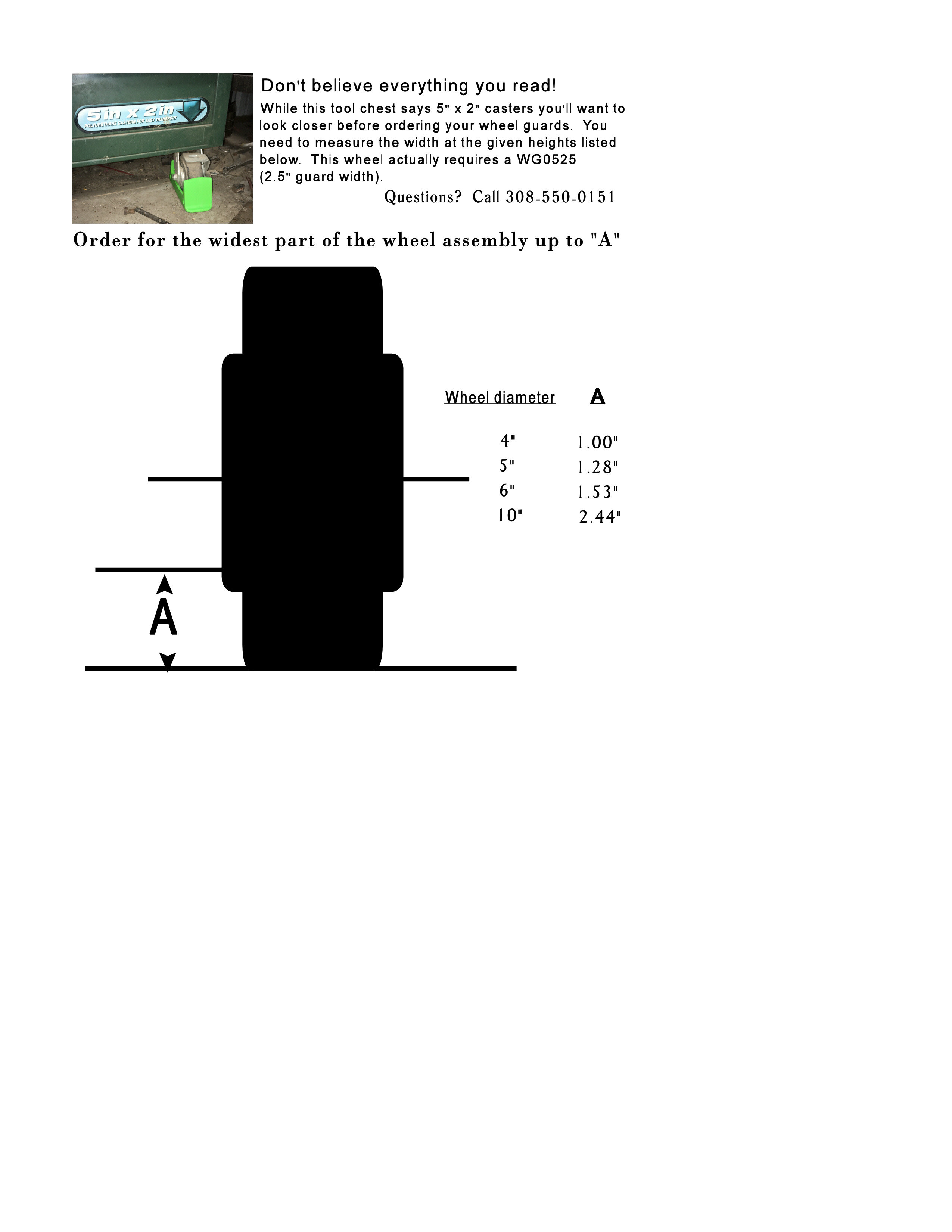 5" X 2" PATH PRO® Wheel Guards - 1 pair - 2 wheels