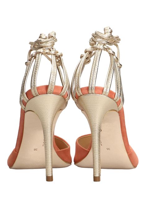 GOLD & ROUGE DORITA LEATHER AND SUEDE SANDALS - GOLD&ROUGE - Finizio ...