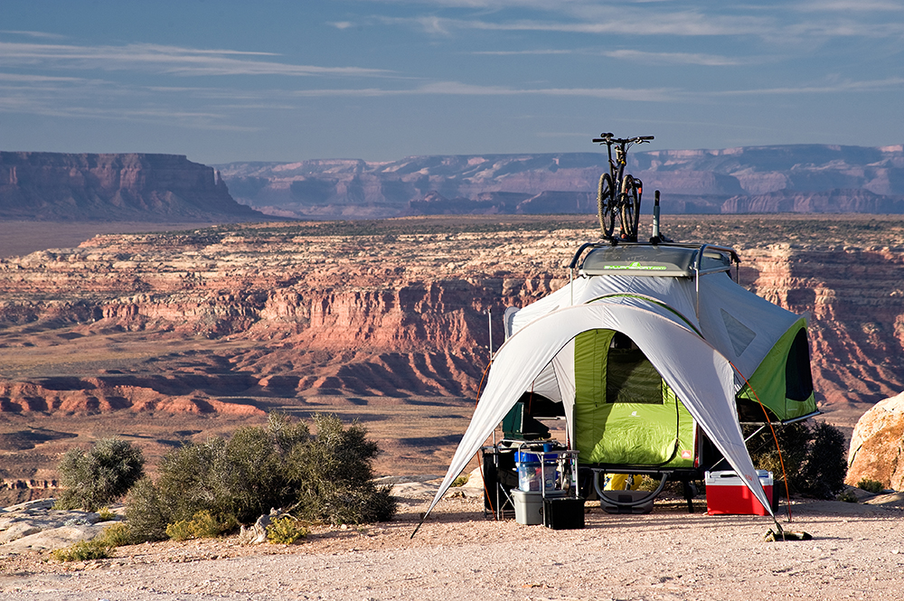 Pop-Up Tent for Adventure Comfort, SylvanSport Trailers