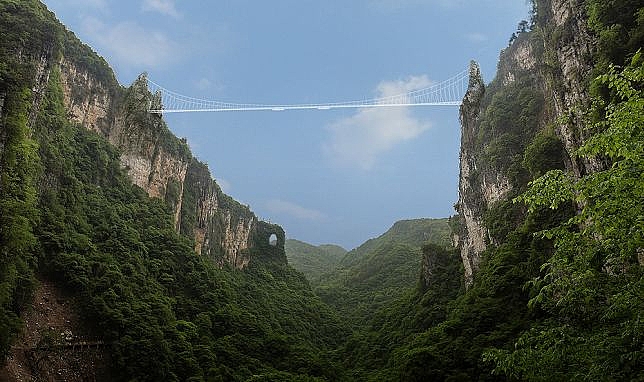 Glass-Bottom Bridge To Span 1,000-Foot Canyon | GearJunkie