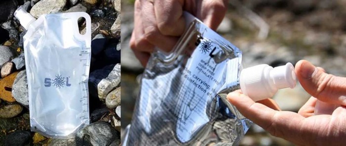 Purify Water With Sunlight: SOL Hydration Reservoir | GearJunkie