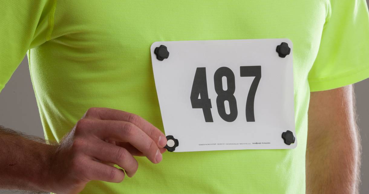 Magnetic 'Pins' Hold Race Number, Don't Harm Clothes | GearJunkie