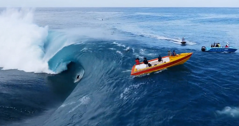 Perspective On Power: Teahupo'o From The Sky | GearJunkie