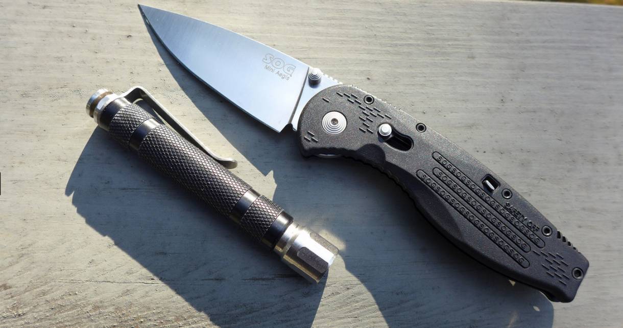 SOG Mini Aegis: Quality Knife Off 'Big Box' Shelf | GearJunkie
