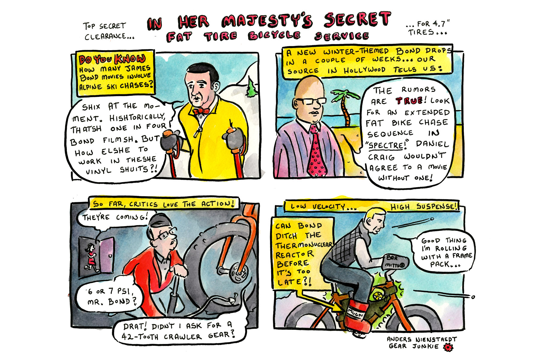 Would James Bond Rock A Fat Bike? | GearJunkie