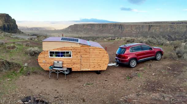 Wood Panel Camper Makes Sustainable Statement | GearJunkie