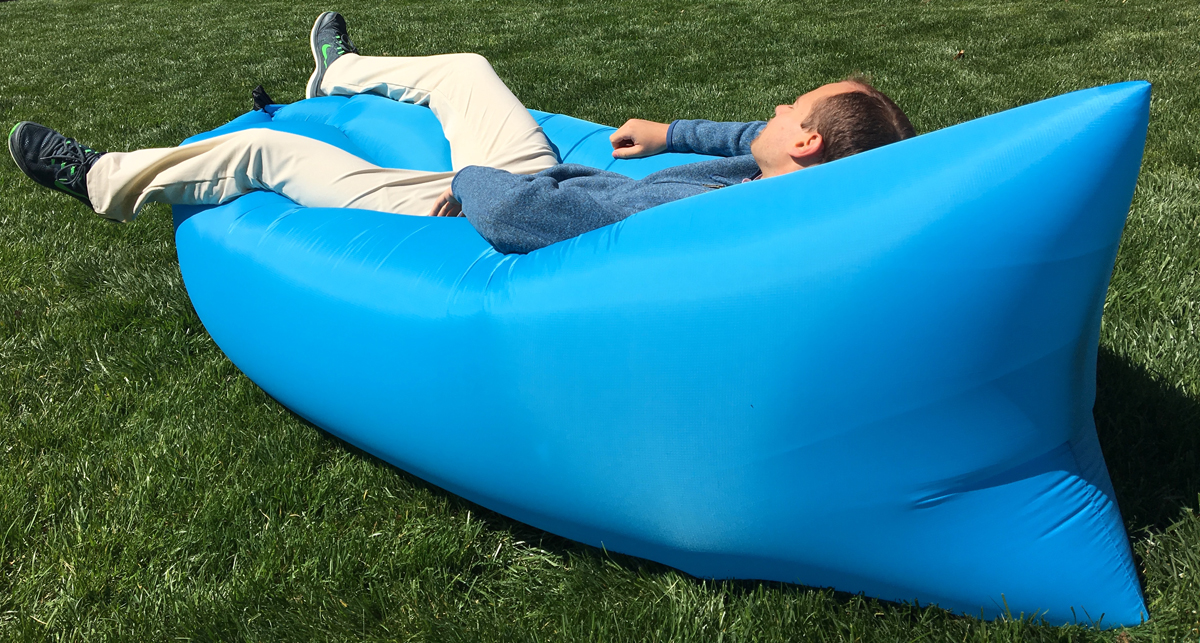 No Trees? No Problem With Inflatable Hammock | GearJunkie