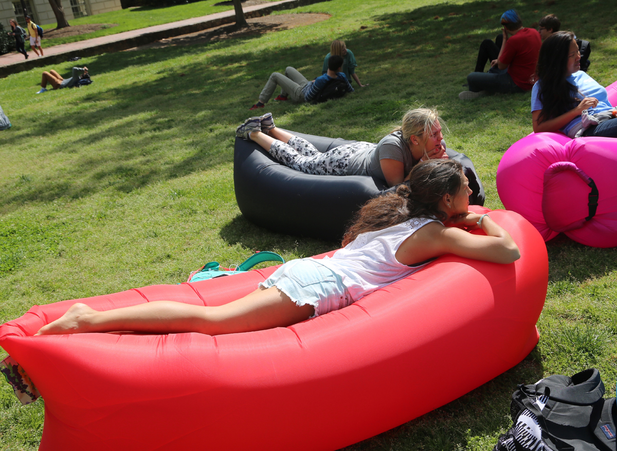 No Trees? No Problem With Inflatable Hammock | GearJunkie