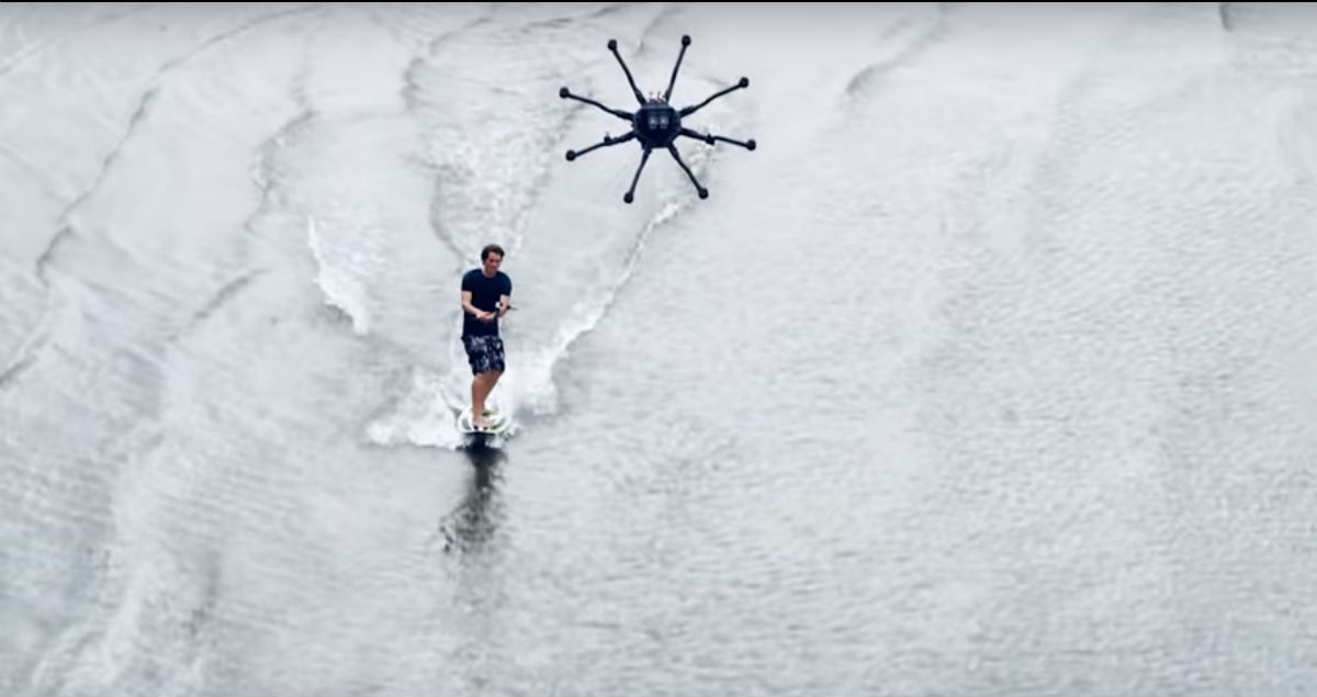 Drone Surfing: No Wind Needed | GearJunkie