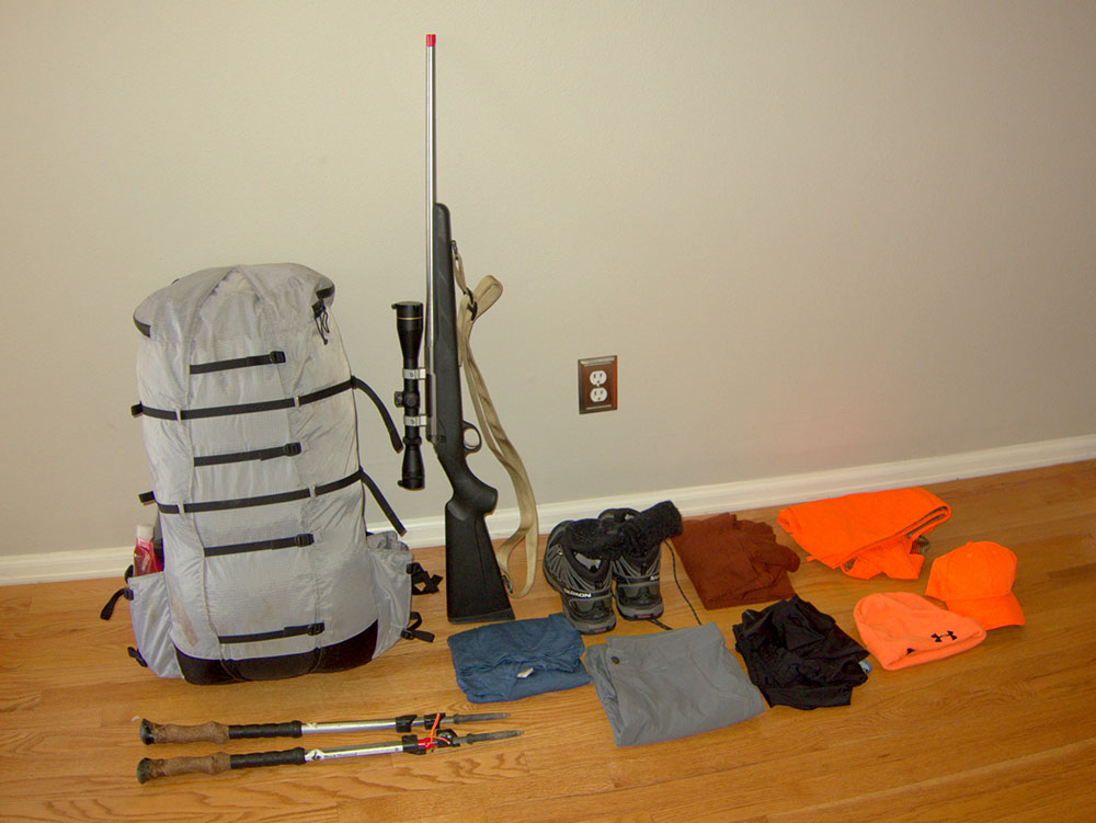 Gear Checklist: Backpacking in a Big Game Hunt