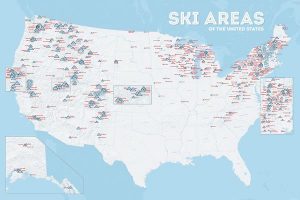 Mapped: Ski Areas Of North America | GearJunkie