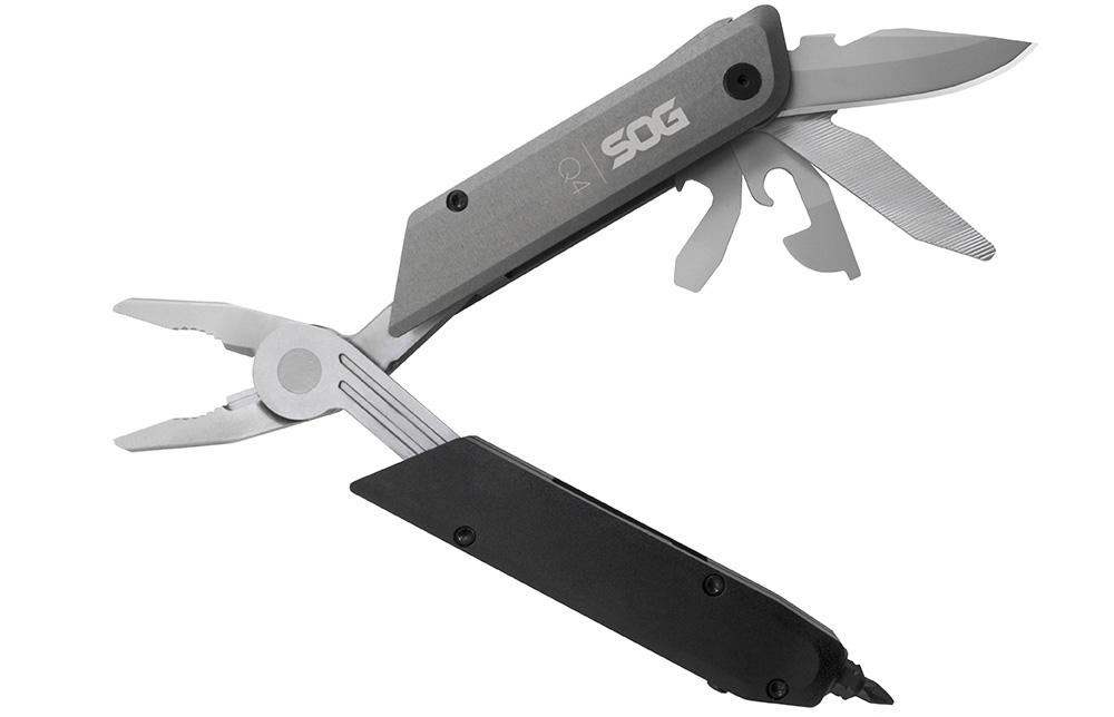 SOG Belt Buckle Hides Blade, Fold-Open Multitool | GearJunkie
