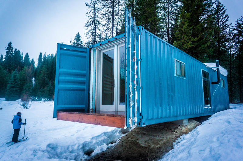 Family Adventure: Rent A Cargo Container Cabin | GearJunkie