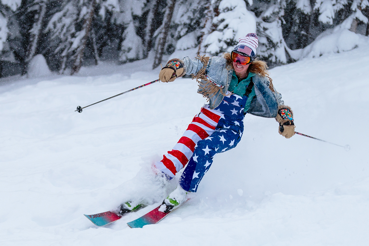 Make Skiing Fun Again Shinesty Outfits Keep Slopes Weird GearJunkie