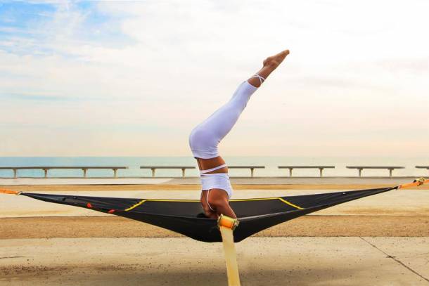 Hybrid Hammock A 'Levitating' Yoga Mat | GearJunkie
