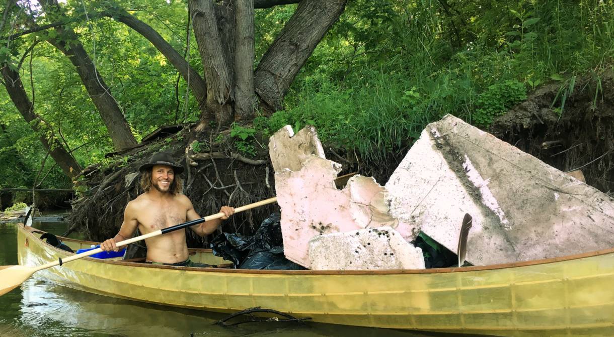 Cleanup By Canoe: 300 Miles, 1,000 Pounds Of Litter | GearJunkie