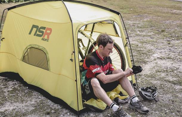 Sleep With Your Bike In This Roomy Cycling Tent: Review | GearJunkie
