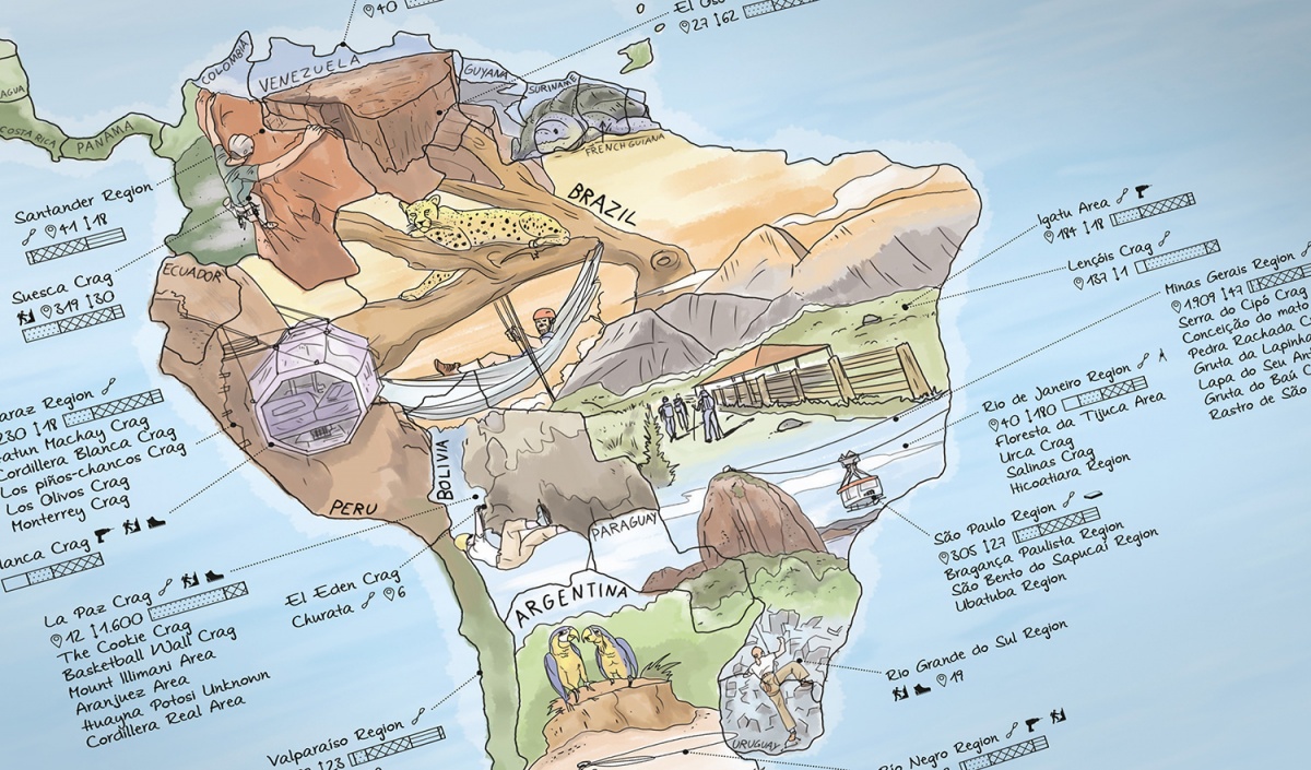 The World's Favorite Climbing Areas In One Map | GearJunkie