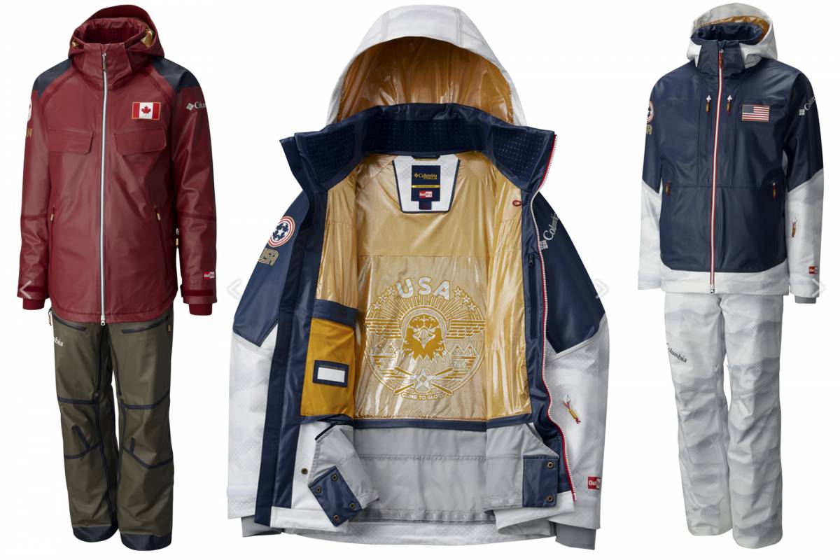 Lined With Gold: Columbia Unveils Olympic Ski Uniforms | GearJunkie
