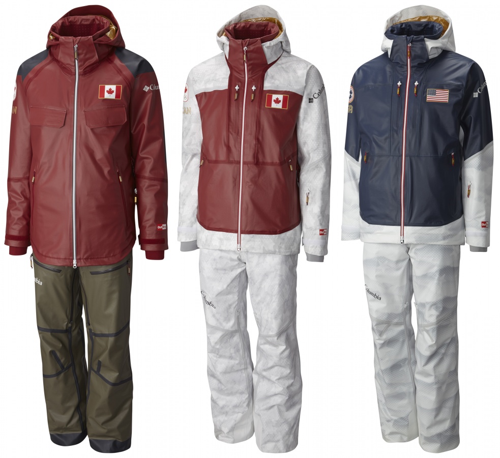 Lined With Gold: Columbia Unveils Olympic Ski Uniforms | GearJunkie
