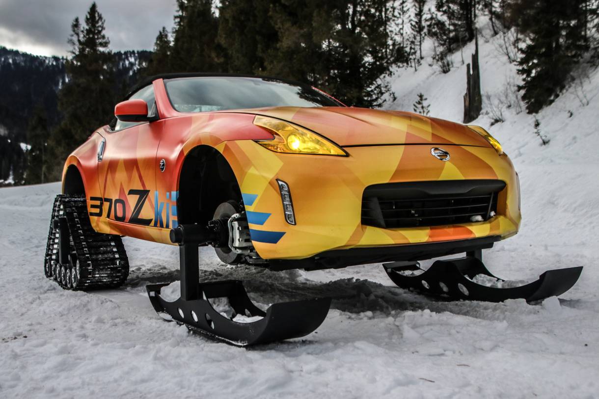 Custom Sports Car Transforms Into Ultimate Snowmobile | GearJunkie