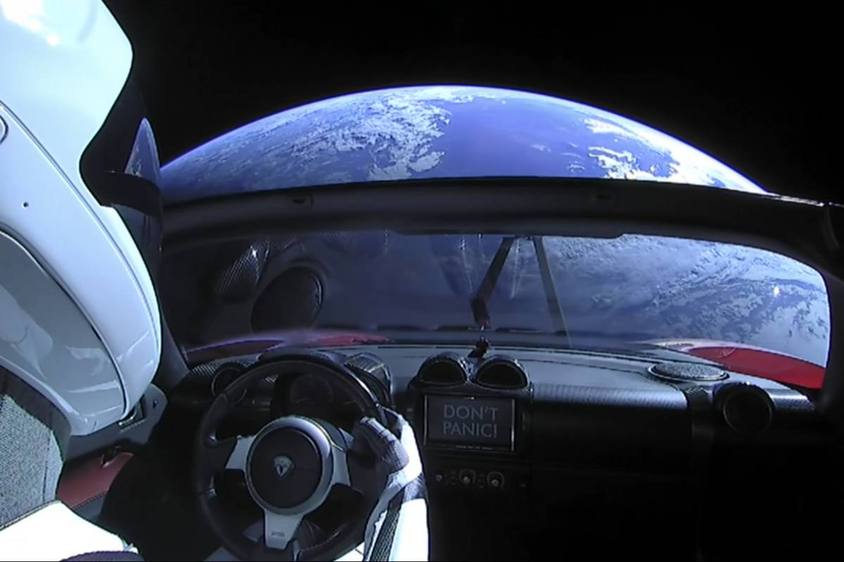 Yes, There's Really a Tesla in Space | GearJunkie