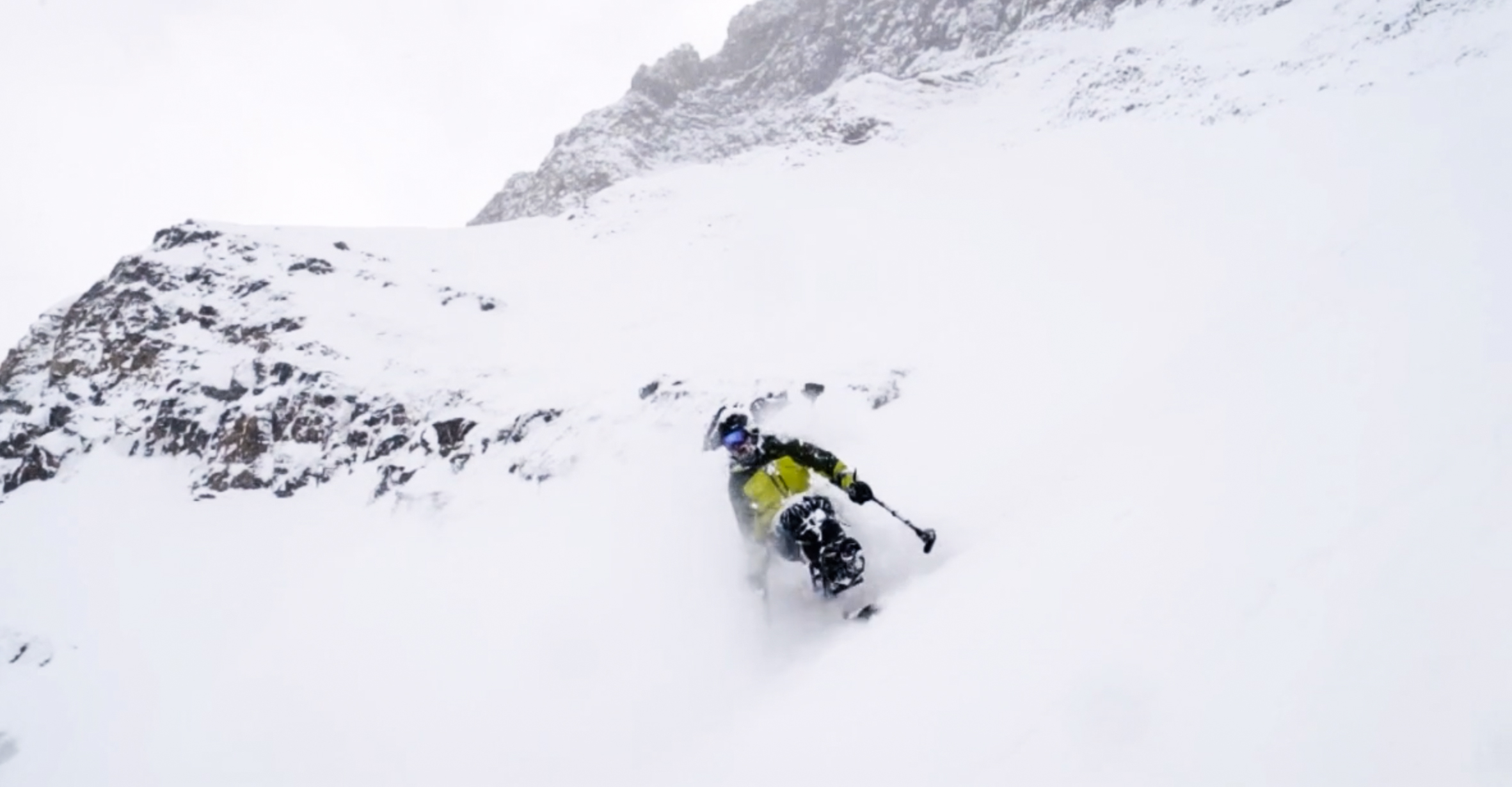 Watch: First Descents From Ripping Monoskier | GearJunkie