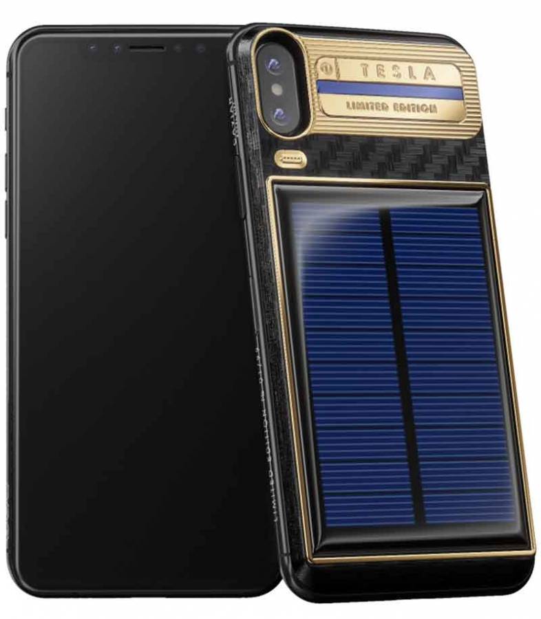 Russian Brand Releases 'Tesla' Solar iPhone X | GearJunkie