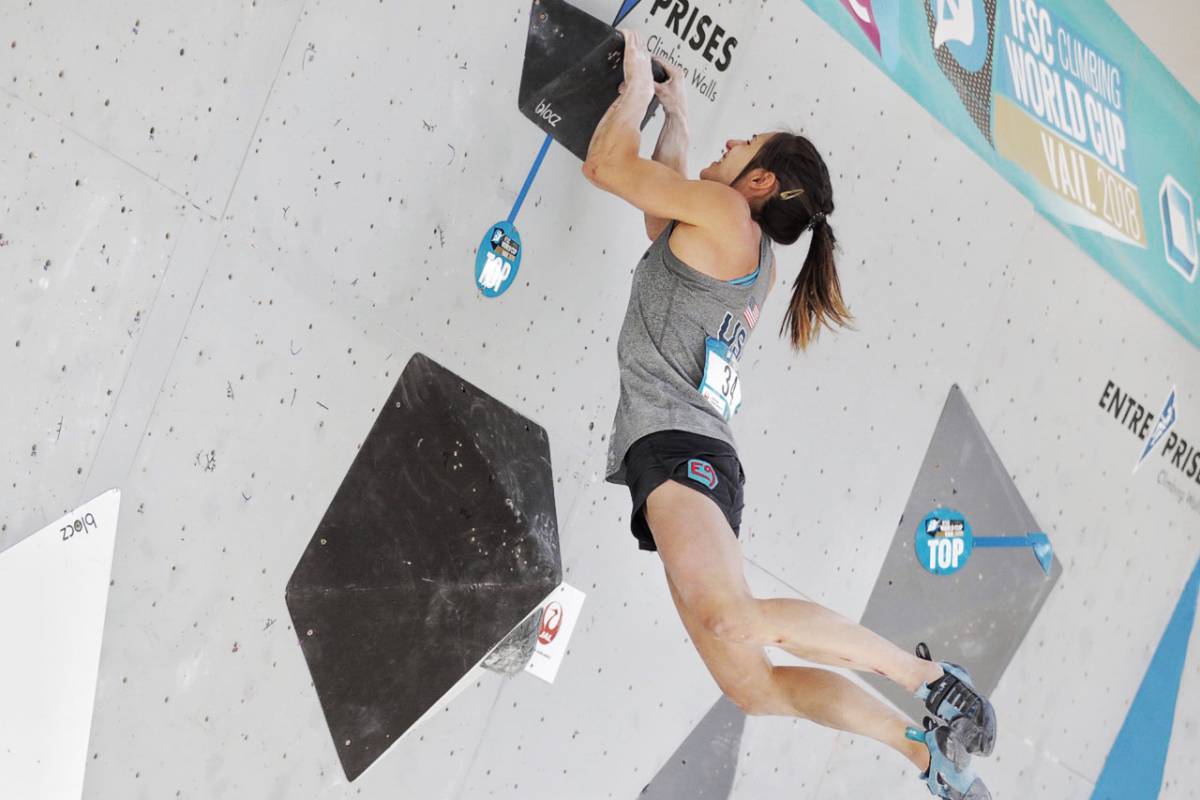 American Alex Puccio Wins Gold in Bouldering World Cup | GearJunkie