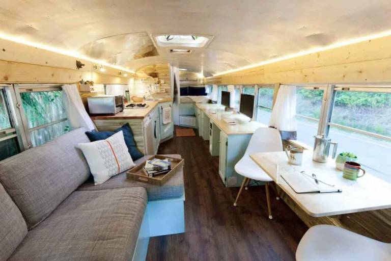 Couple Begins Yearlong National Park Road Trip in School Bus | GearJunkie