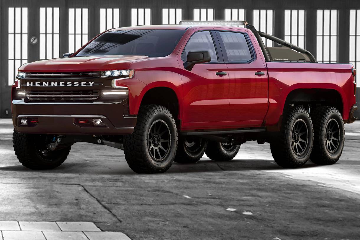 Goliath 6x6 Truck: Hennessey Brings New Meaning to Chevy's Trail Boss ...