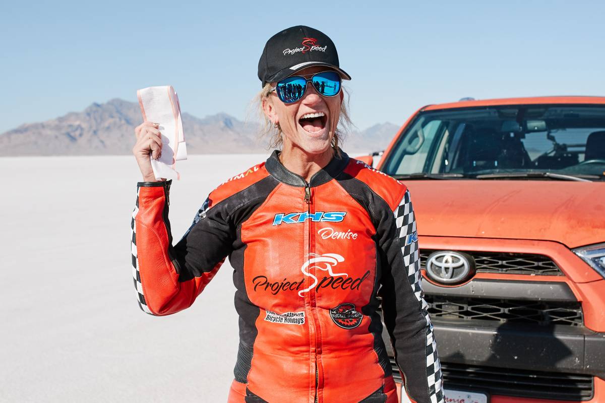 184 MPH on a Bicycle! Woman Sets New Speed Record | GearJunkie