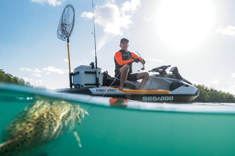 Sea-Doo Launches First PWC for Anglers, the 'Fish Pro'