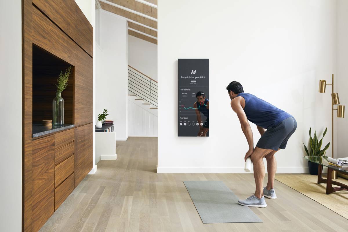 Work Out in Front of 'Mirror,' a Futuristic At-Home Gym | GearJunkie