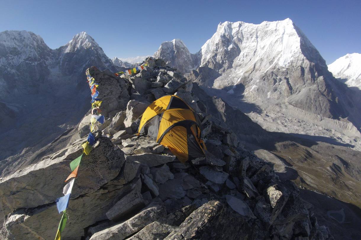 Why Climb Solo? David Lama Summits Lunag Ri Alone | GearJunkie
