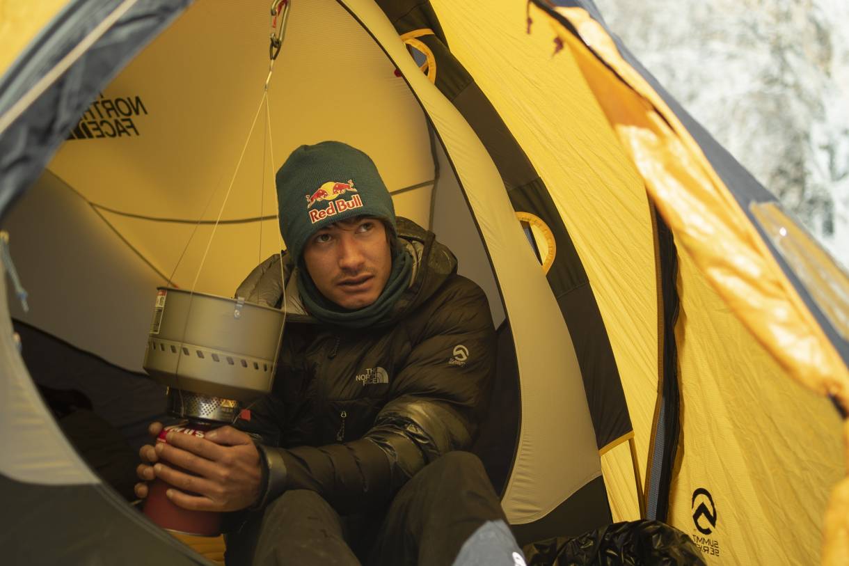 Why Climb Solo? David Lama Summits Lunag Ri Alone | GearJunkie
