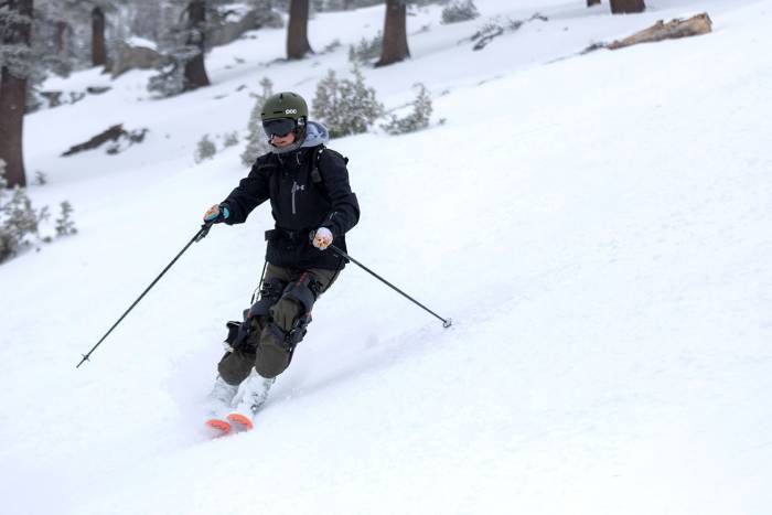 I Skied With an Exoskeleton: ROAM Elevate First Look | GearJunkie