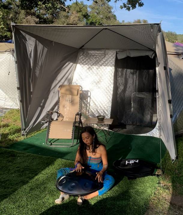 Blast Shield Included: Meet the 100-Pound Luxury Burning Man Tent