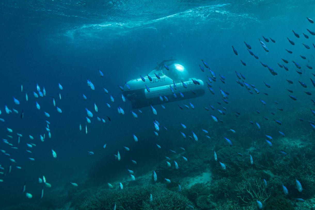 Uber Launches Submarine 'Rideshare' Along Great Barrier Reef | GearJunkie