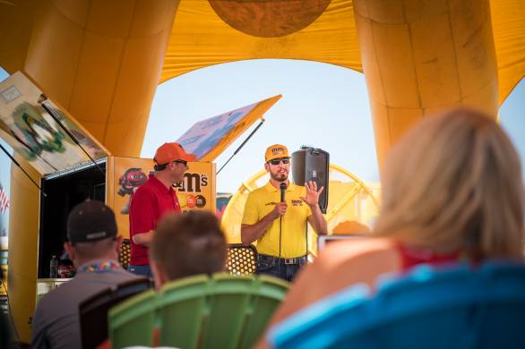 I Glamped in a NASCAR Infield Thanks to M&M's