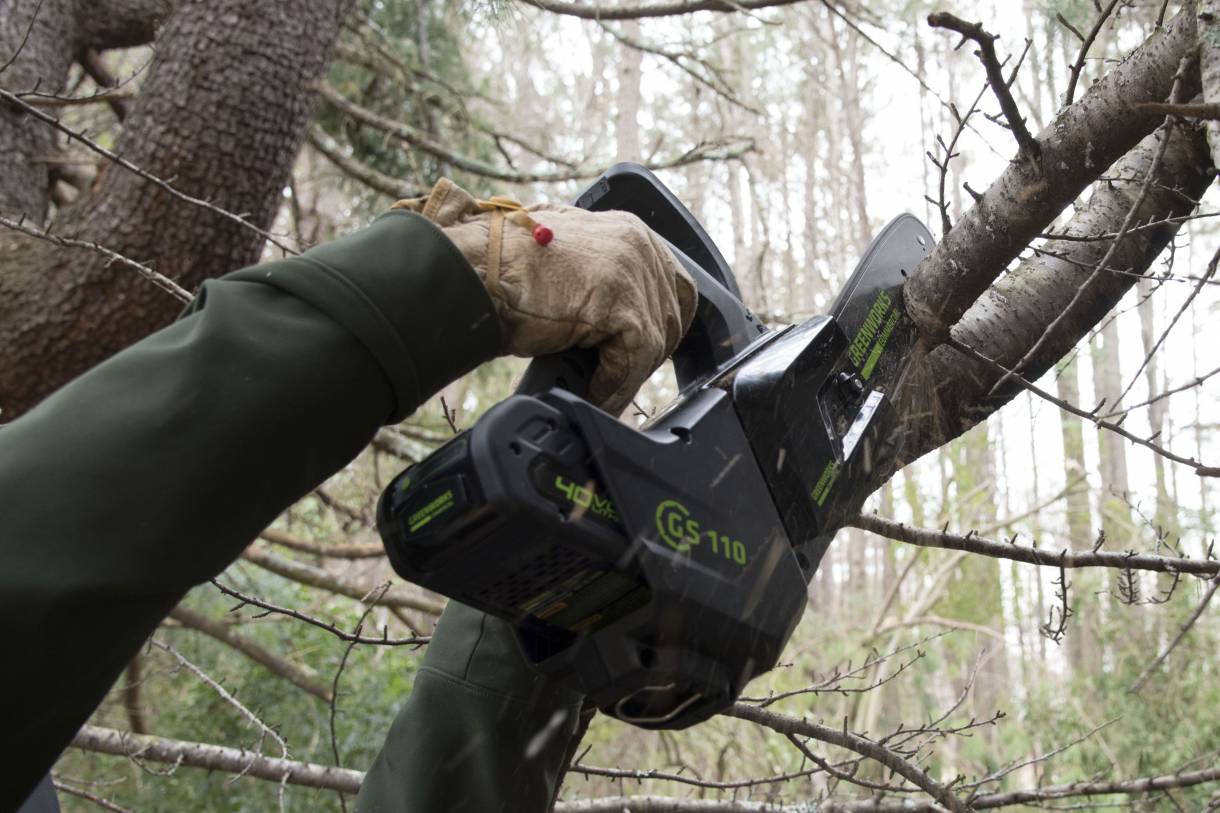 This Electric Chainsaw Is My Must-Carry Trail Maintenance Tool | GearJunkie