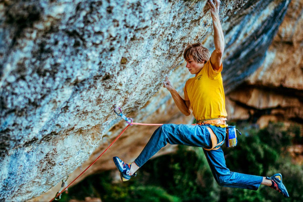 Alex Megos Claims First Ascent of Chris Sharma's 'Rastaman Vibrations ...