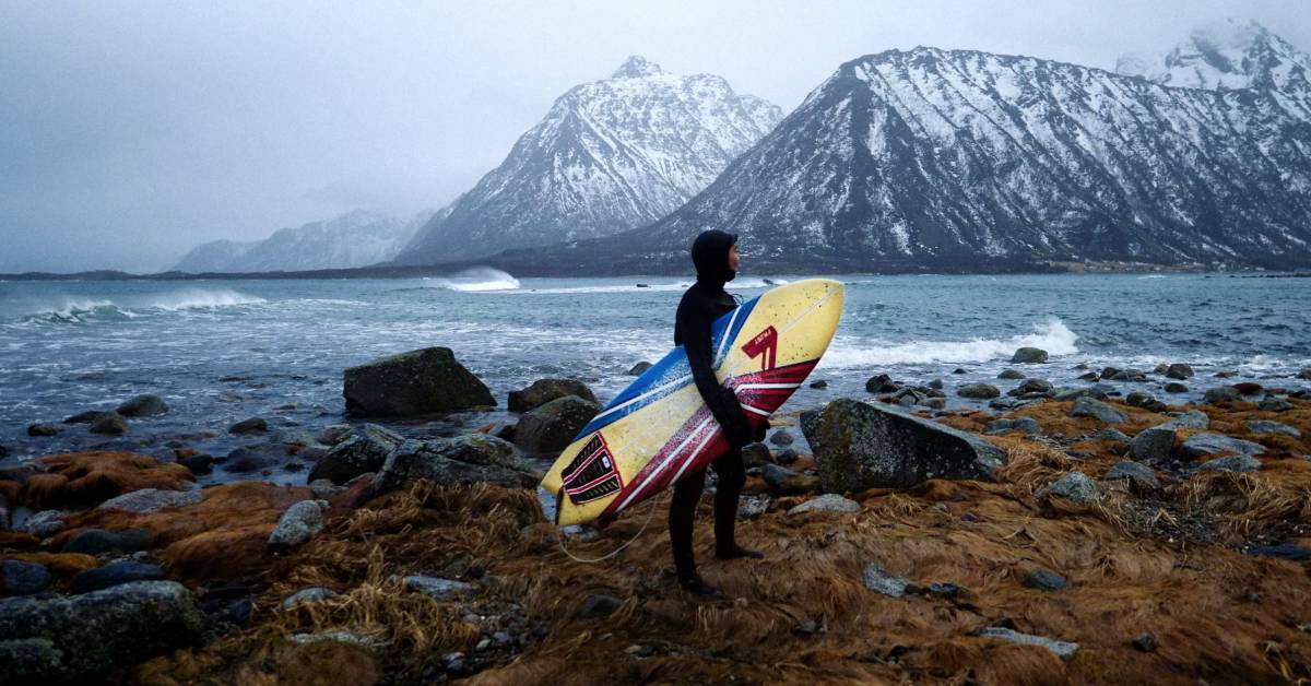 Surfing in Winter: Watch This Frosty Island Film | GearJunkie