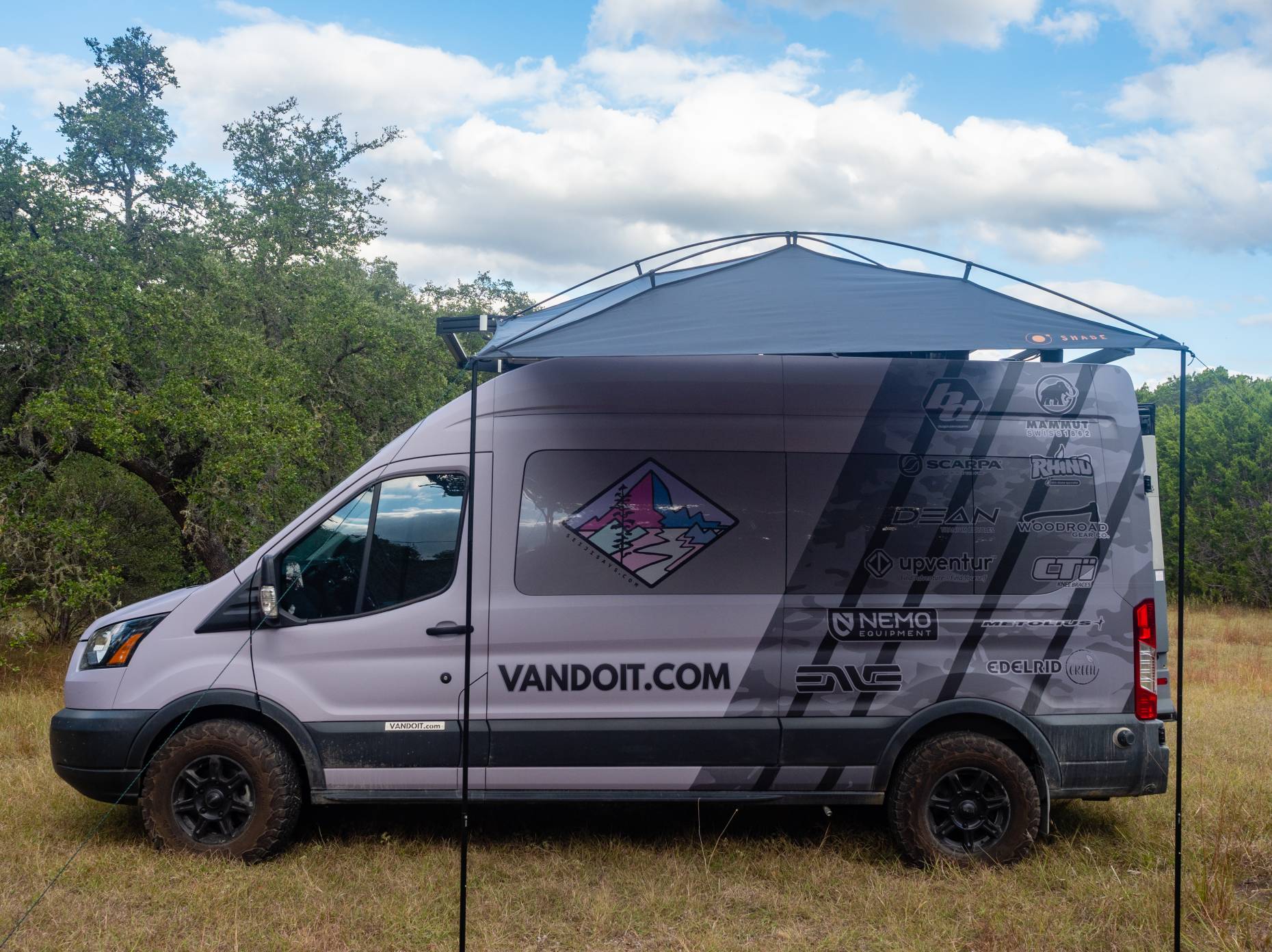 First Look: MoonShade Is a Temporary Awning for Your Adventure Rig