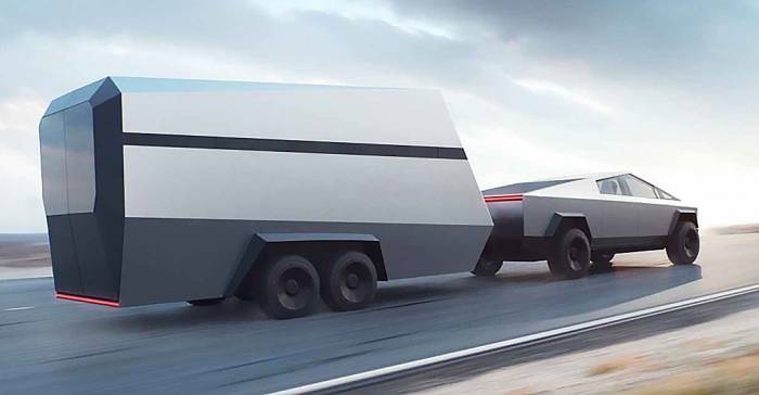 Tesla Camper Concept: Meet the Cyber 5th-Wheel | GearJunkie