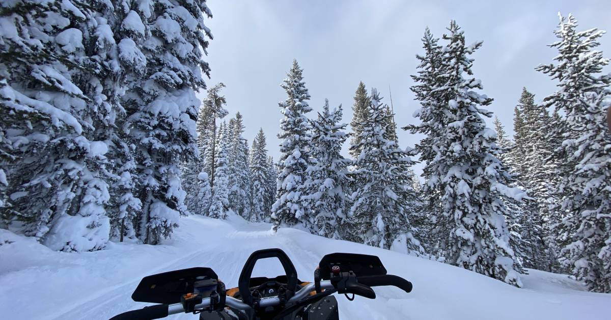 West Yellowstone Snowmobiling in the White Room — Beginner's Style ...